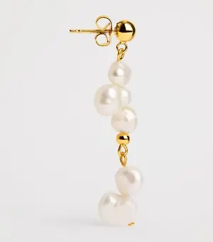 Anni Lu Gold-plated Pearly Drop Earrings