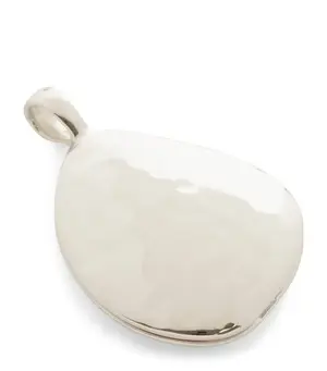 Monica Vinader Sterling Deia Pebble Locket - Silver