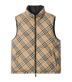 Burberry Reversible Vests For Men