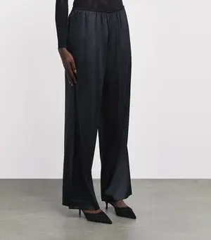 SKIMS Satin Wide-leg Trousers