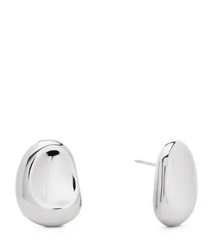 Monica Vinader Aria Bold Stud Earrings - Silver