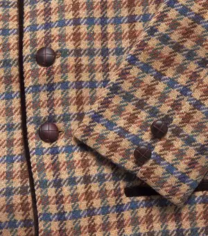 Pepa London Wool Check Print Jacket