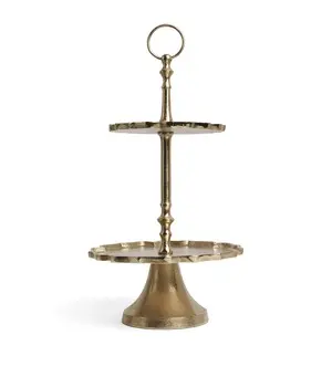 Harrods Two-tier Étagère - Gold
