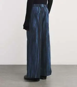 Issey Miyake Jacquard Straight Trousers