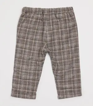 TARTINE ET CHOCOLAT Wool-blend Check Trousers