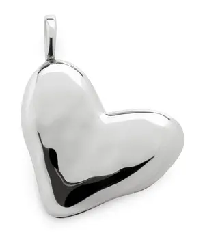 Monica Vinader Sterling Heart Locket Pendant - Silver
