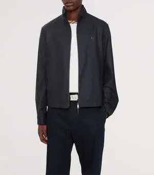 Burberry Wool Harrington Jacket - Black