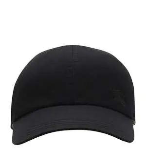 Burberry Cotton Gabardine Baseball Cap - Black