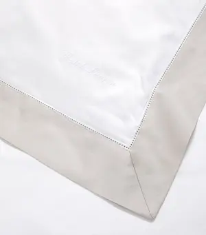 Ralph Lauren Cotton Langdon King Duvet Cover - Silver