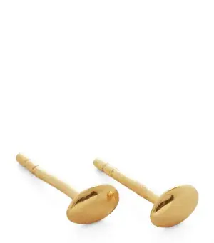 Monica Vinader Mini Nura Nugget Vermeil Earrings - Gold