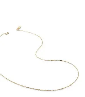 Monica Vinader Shimmer Chain Necklace - Gold