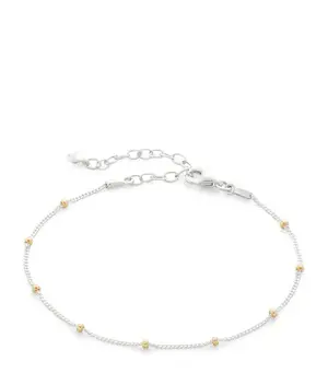Monica Vinader Sterling Beaded Chain Bracelet - Silver