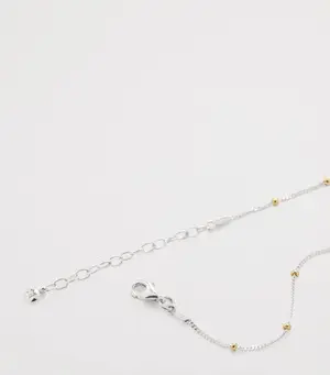 Monica Vinader Sterling Beaded Chain Bracelet - Silver
