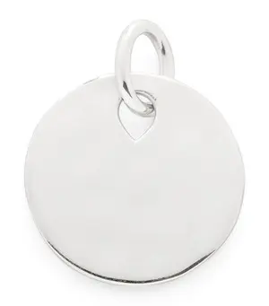 Monica Vinader Sterling Round Ziggy Pendant
