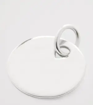 Monica Vinader Sterling Round Ziggy Pendant