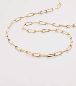 Monica Vinader Mini Paperclip Chain Necklace