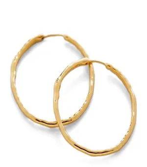 MONICA VINADER Large Vermeil Siren Hoop Earrings