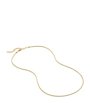 Monica Vinader Vermeil Thin Snake Chain