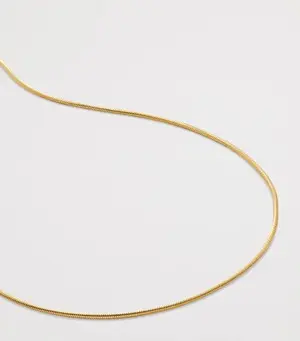 Monica Vinader Vermeil Thin Snake Chain