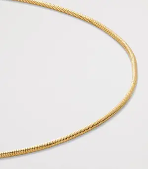 Monica Vinader Vermeil Thin Snake Chain