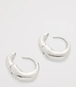 Monica Vinader Sterling Deia Huggie Earrings - Silver