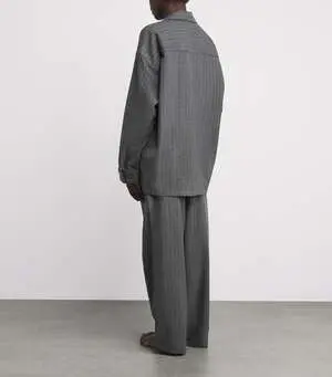 SKIMS Flannel Pinstripe Pyjama Set