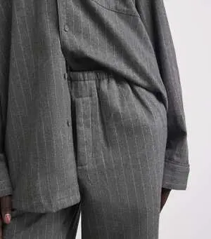 SKIMS Flannel Pinstripe Pyjama Set