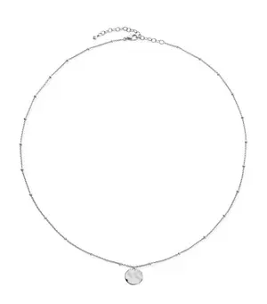 Monica Vinader Sterling Siren Muse Disc Chain Necklace - Silver