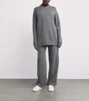 SKIMS Cashmere Wide-leg Trousers