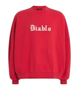 WILLY CHAVARRIA Cotton Diablo Hooligan Sweatshirt
