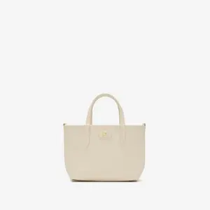 Burberry Mini Reversible Bloomsbury Tote - Soap Beige/light Beige