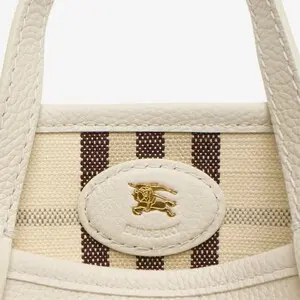 Burberry Mini Reversible Bloomsbury Tote - Soap Beige/light Beige