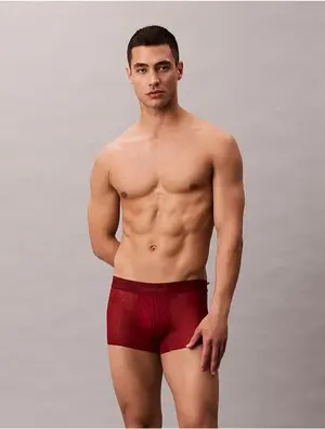 Calvin Klein Microfiber Lace Trunk Fall Berry