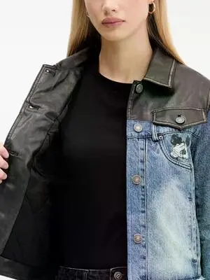 Desigual Paneled Frayed Jacket