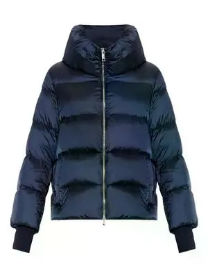 Add Zip-up Puffer Jacket - Blue