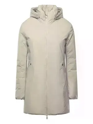 SAVE THE DUCK Removable Hood Zip Coat - Neutrals