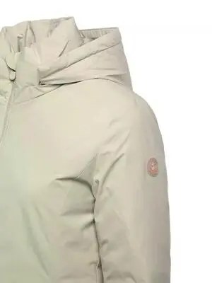 SAVE THE DUCK Removable Hood Zip Coat - Neutrals