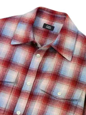 STUDIO TOMBOY Checked-pattern Shirt - Red