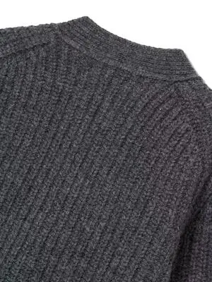 STUDIO TOMBOY Patch Pocket Cardigan - Grey