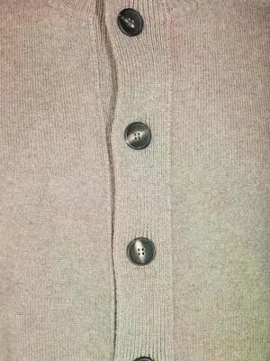 FILIPPO DE LAURENTIIS Buttoned Ribbed Knit Cardigan