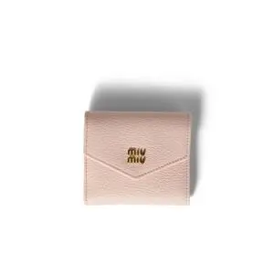Miu Miu Small Leather Wallet - Gem