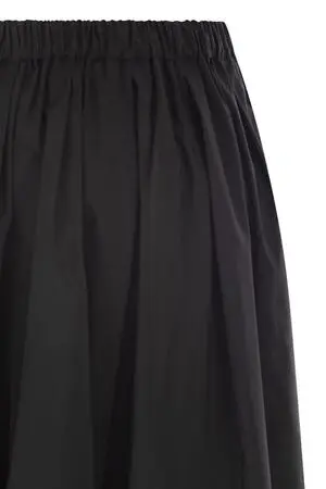 Max Mara Long Taffeta Skirt - Black