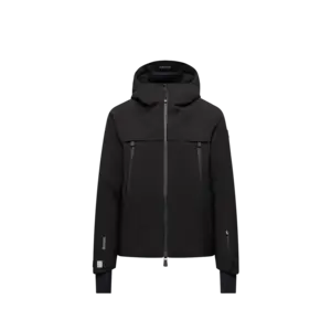 Moncler Chanavey Hooded Ski Jacket - Black