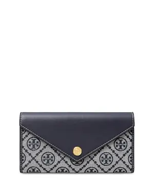 Tory Burch T Monogram Envelope Wallet - Tory Navy