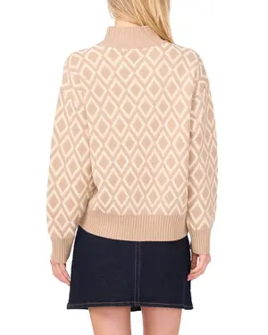Vince Camuto Diamond Turtleneck Sweater
