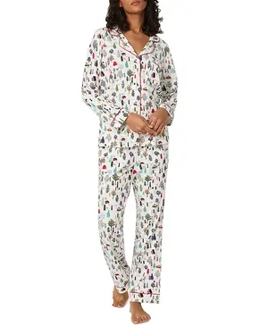 BEDHEAD PAJAMAS Long Sleeve Classic Pajama Set Exclusive - North Woods Retreat