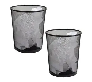 MIND READER Mesh Trash Can, 16.65l S Et Of 2 - One-color
