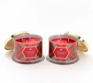HOMEWORX BY SLATKIN + CO. S/2 18oz Mistletoe Wishes - One-color