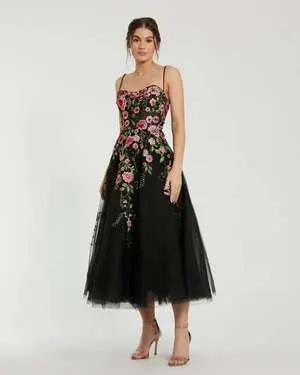 Floral A-Line Cocktail Dresses