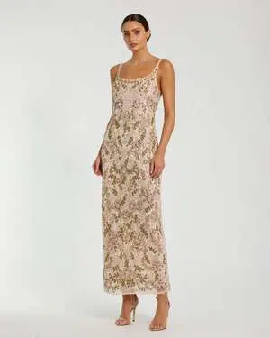 Embellished Sleeveless Maxi Dresses